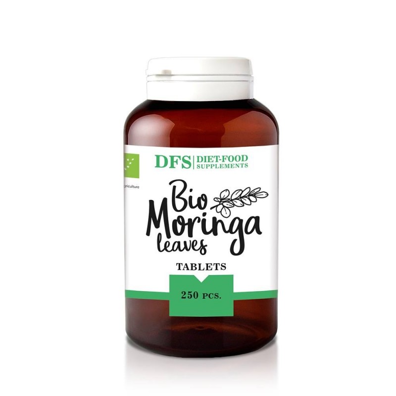 Bio Moringa - 250 tablete x 500mg -(125g), Diet-Food - Botaniq.ro ...