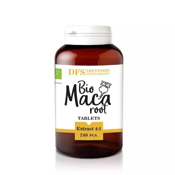 Bio Maca - 240 tablete x 500mg -(120g), Diet-Food de la Botaniq.ro ...