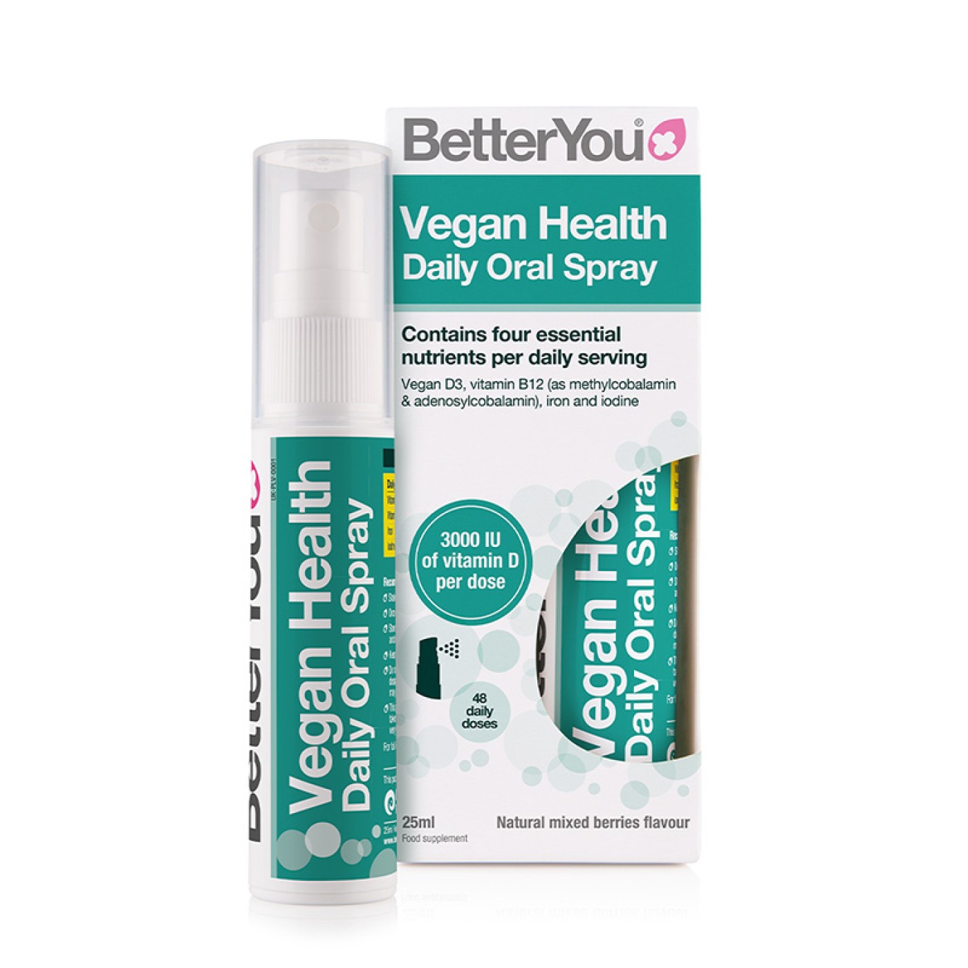 Vegan Health Oral Spray (25 ml), BetterYou de la Botaniq.ro - Simte natura!