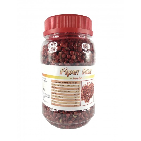 Piper roz boabe (100 grame) - Botaniq.ro - Magazin Online