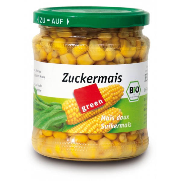 Boabe de porumb dulce la borcan bio (330 grame) - Botaniq.ro - Magazin ...