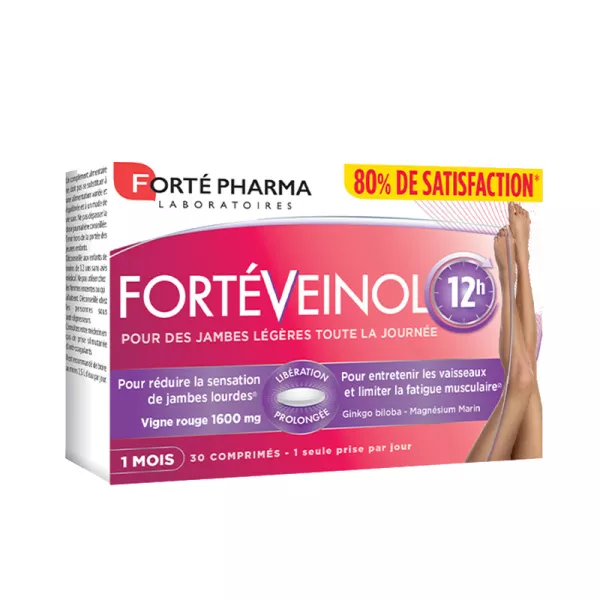 Forte Veinol 12H (30 comprimate), Forte Pharma de la Botaniq.ro - Simte ...