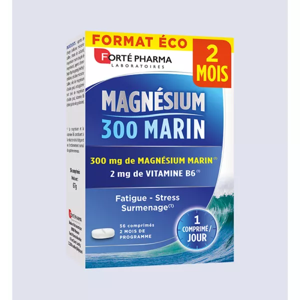 Magnesium 300 Marin (56 comprimate), Forte Pharma de la Botaniq.ro ...