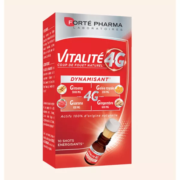 Vitalite 4G Dynamisant (10 shots), Forte Pharma de la Botaniq.ro ...