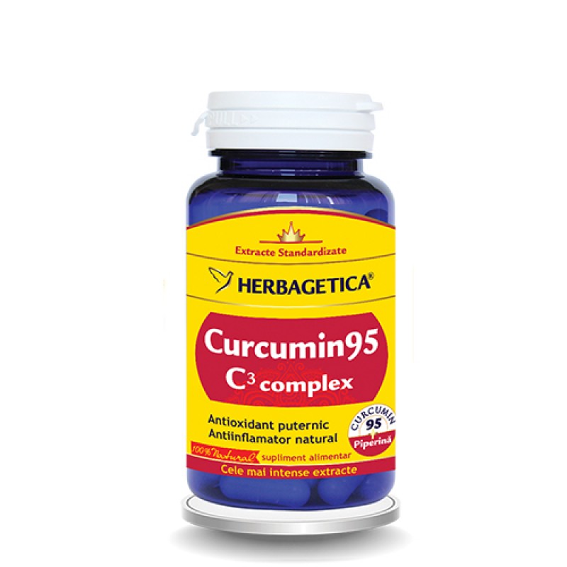 Curcumin C3 Complex (30 capsule) - Botaniq.ro - magazin online