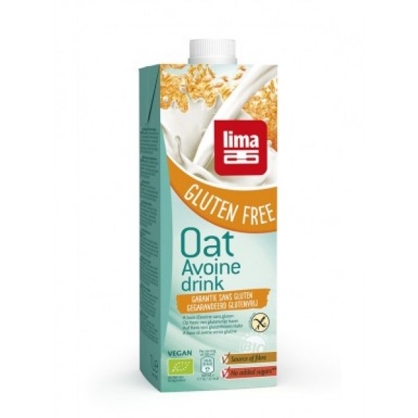 Lapte de ovaz fara gluten bio (1 L), Lima - Botaniq.ro - Magazin Online