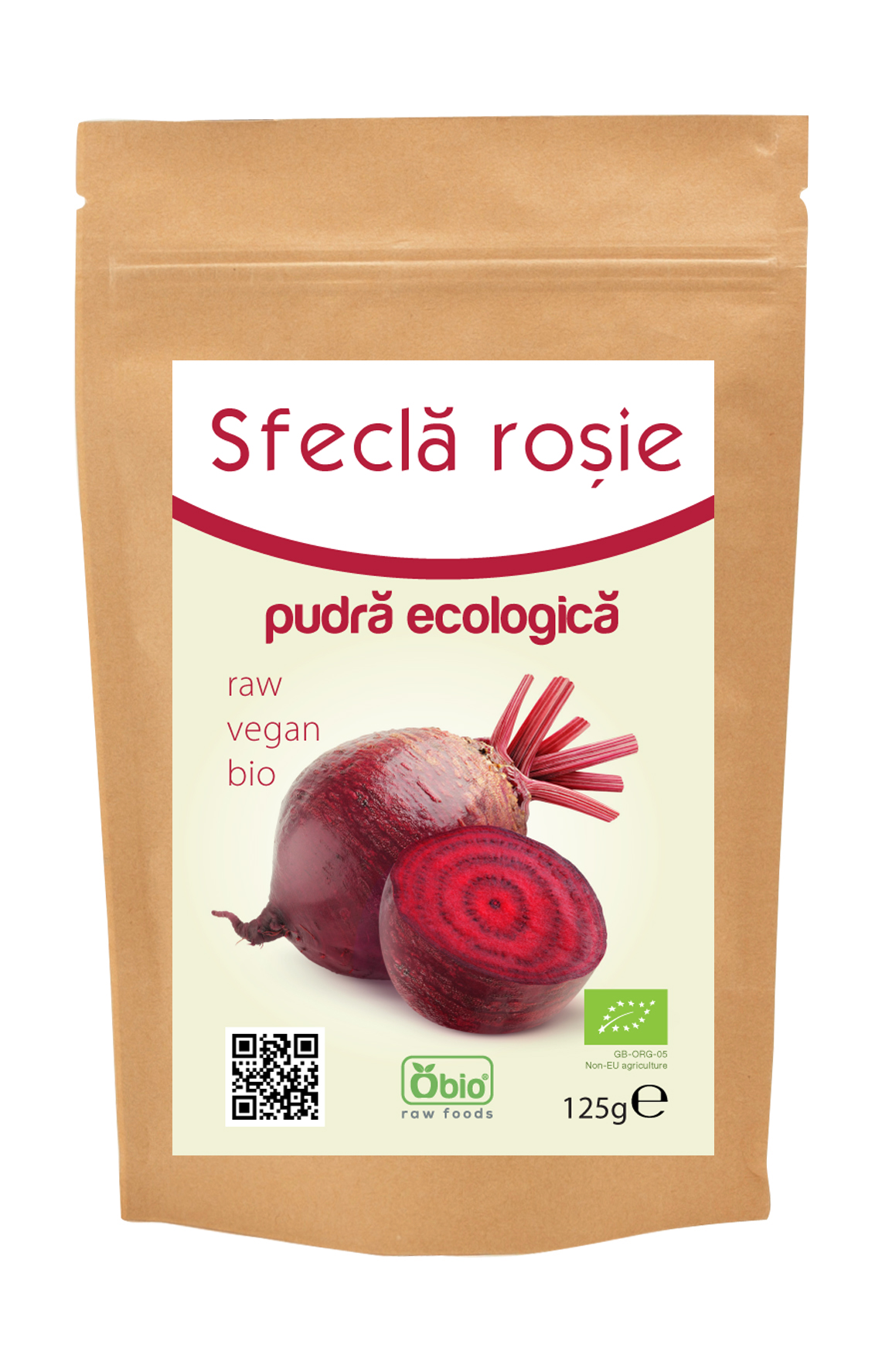 Sfecla rosie pudra bio (125 grame) - Botaniq.ro - Magazin Online