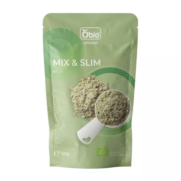 Mix & Slim pudra bio (125 grame), Obio de la Botaniq.ro - Simte natura!