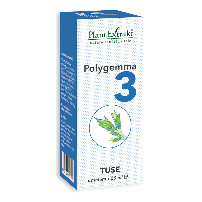 Polygemma 3 - Tuse (50 ml), Plantextrakt - Botaniq.ro - Magazin Online