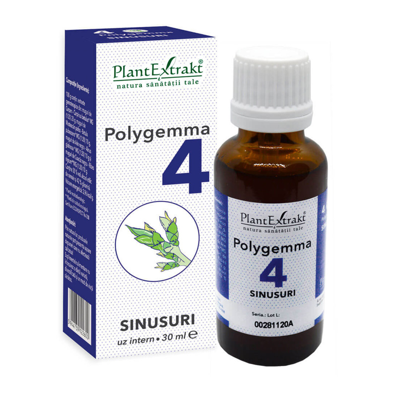 Polygemma 4 - Sinusuri (50 ml), Plantextrakt - Botaniq.ro - Magazin Online