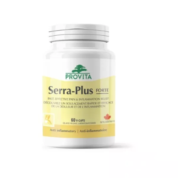 Serra Plus Serapeptaza Forte (60 capsule), Provita Nutrition de la ...