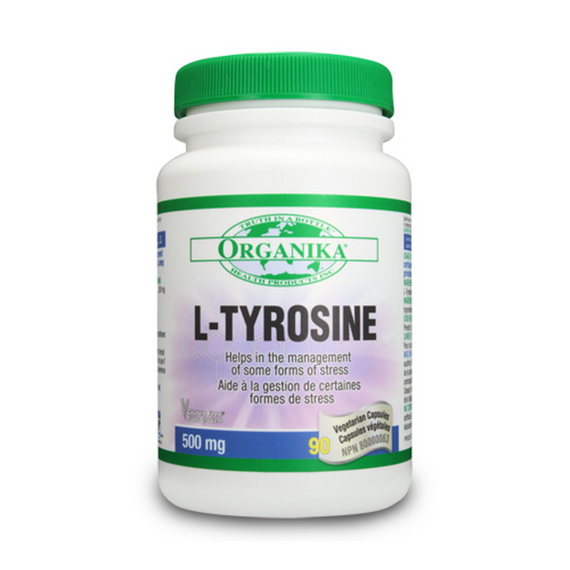 L-Tirozina 500 mg (90 capsule), Organika Canada - Botaniq.ro - Magazin ...