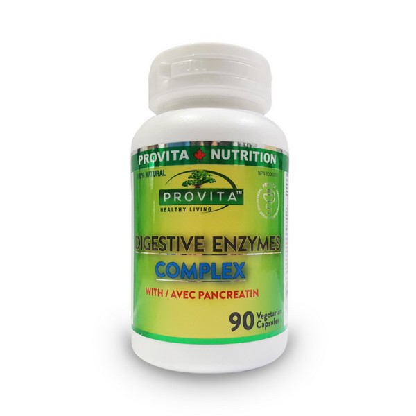 Complex enzime digestive (90 capsule), Provita Nutrition de la Botaniq ...