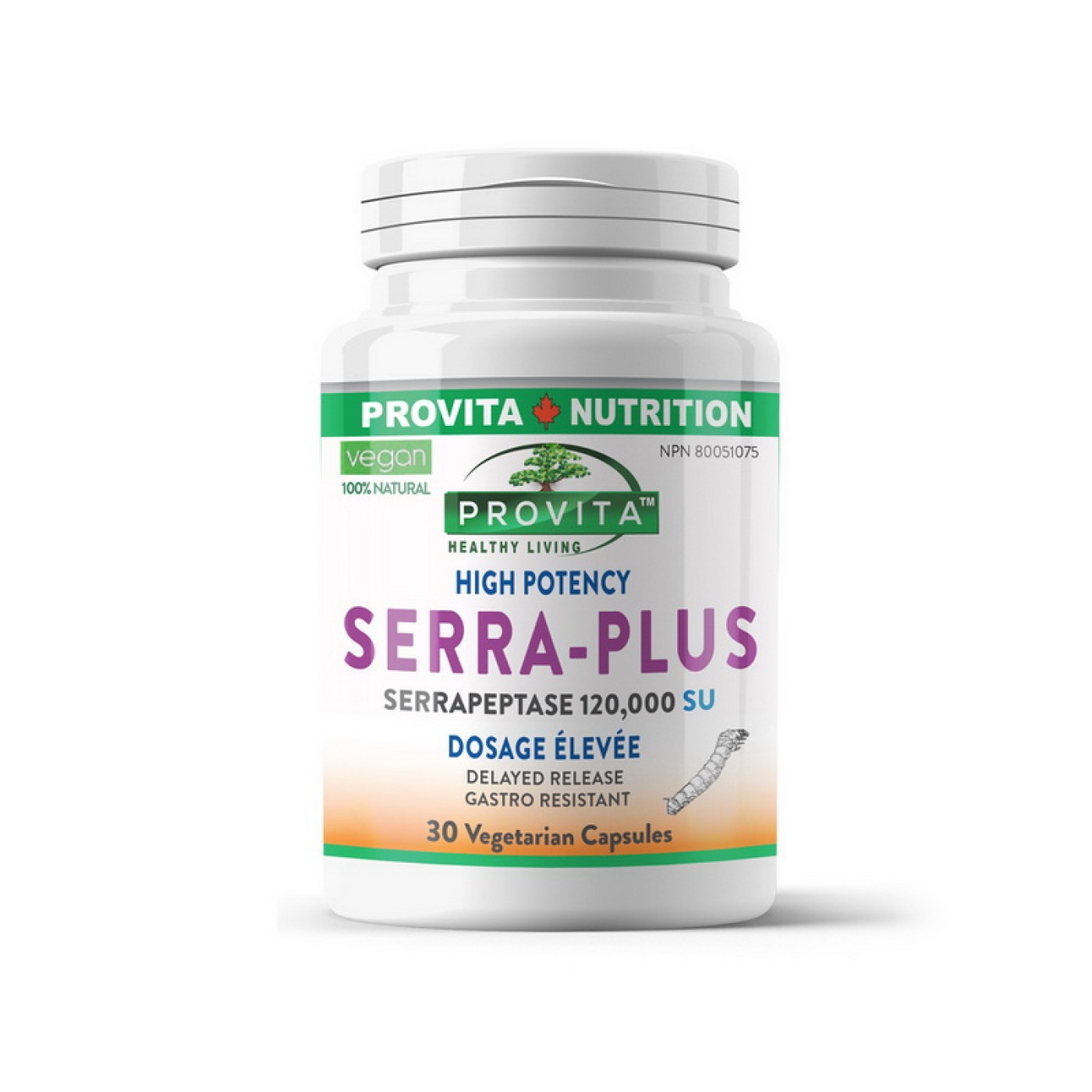 Serra Plus Serapeptaza Forte (30 capsule), Provita Nutrition de la ...