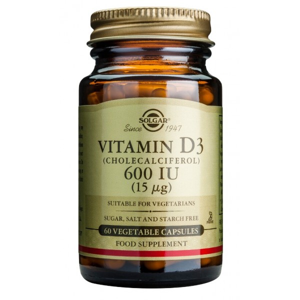 Vitamin D3 600 IU veg (60 capsule) - Botaniq.ro - magazin online