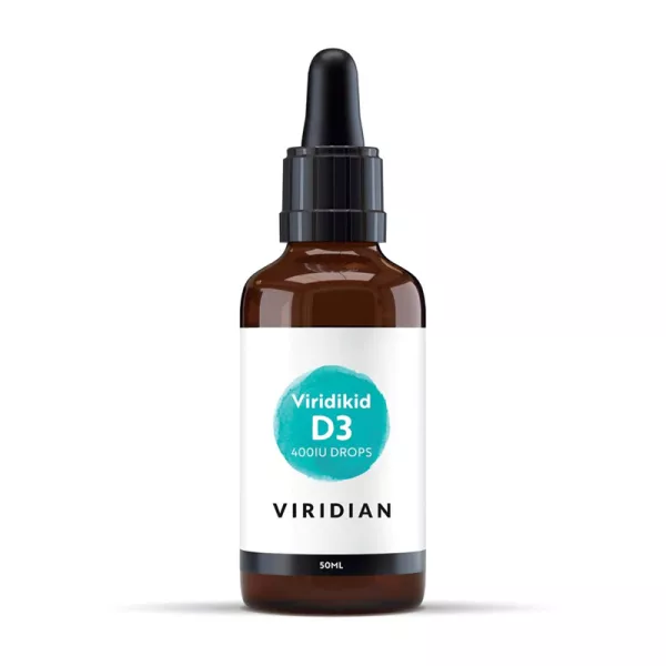 Viridikid D3 Picaturi 400UI (30ml), Viridian