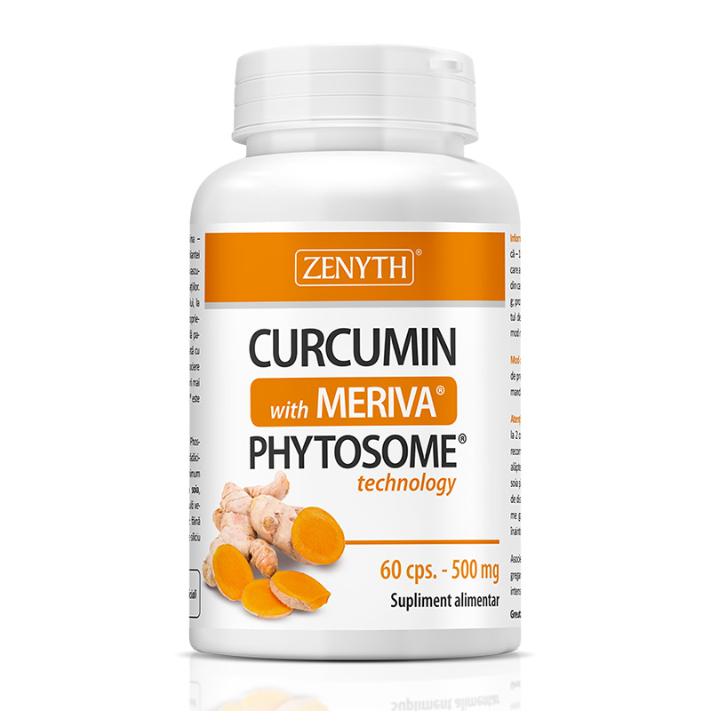 Curcumin cu Meriva 500 mg (60 capsule), Zenyth Pharmaceuticals ...
