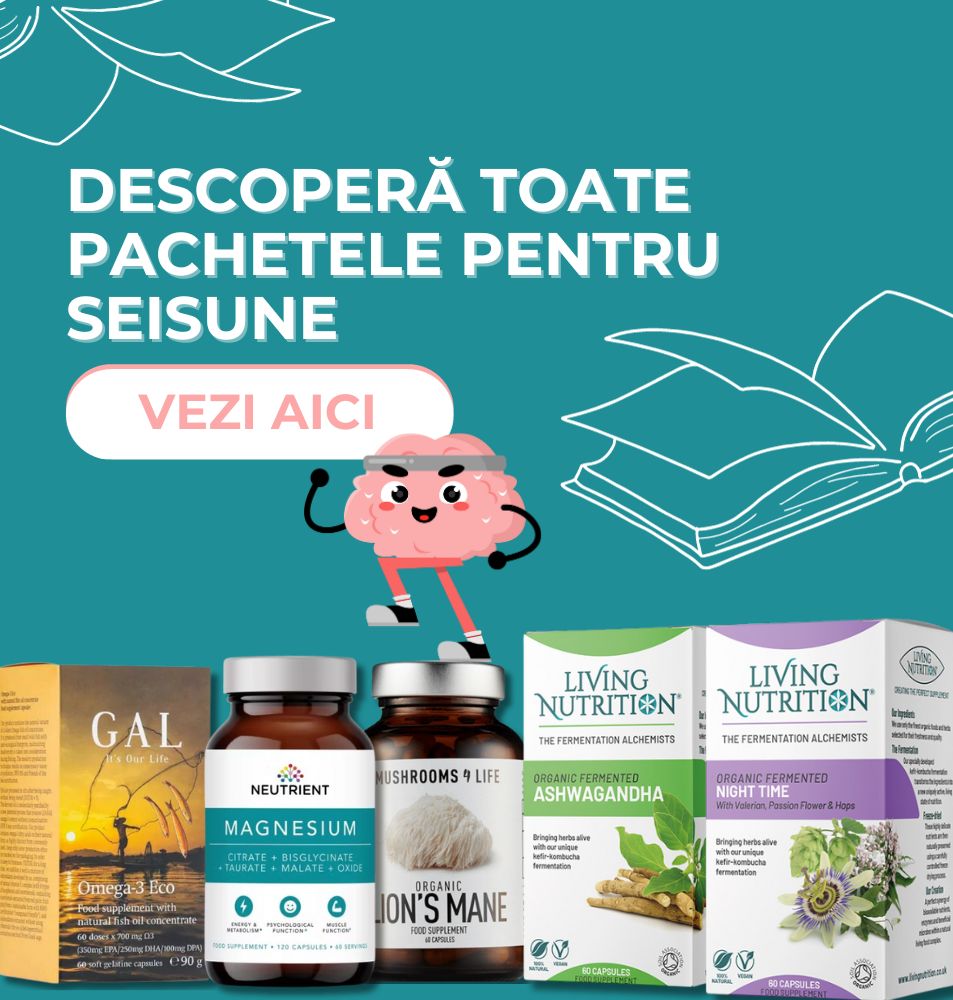 Pachet 1 x Magneziu Neutrient + 1 x Omega-3 Eco Gal de la Botaniq.ro ...