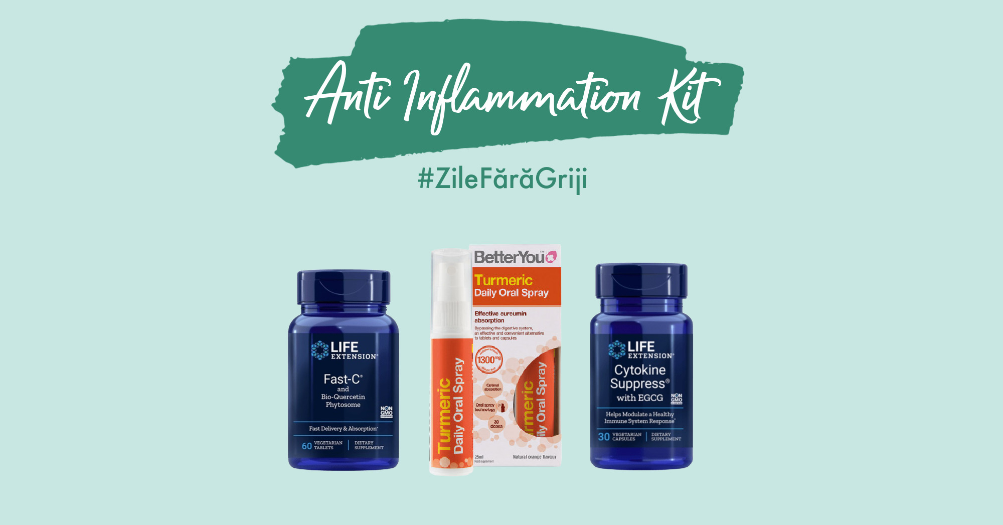 Despre Anti Inflammation Kit - pachetul cu efect anti-inflamator