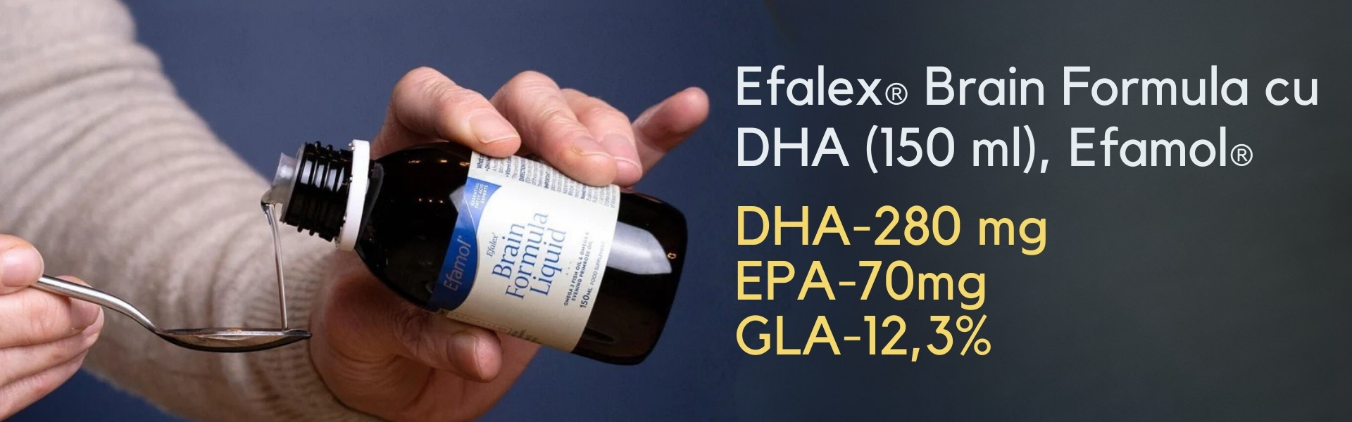 Efalex® Brain Formula cu DHA (150ml), Efamol® de la Botaniq.ro - Simte ...