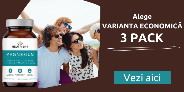 Magneziu Formula cu 4 chelati, Office Pack (6x120 capsule), Neutrient ...